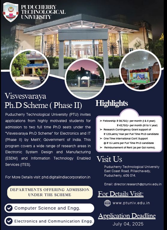 PUDUCHERRY TECHNOLOGICAL UNIVERSITY